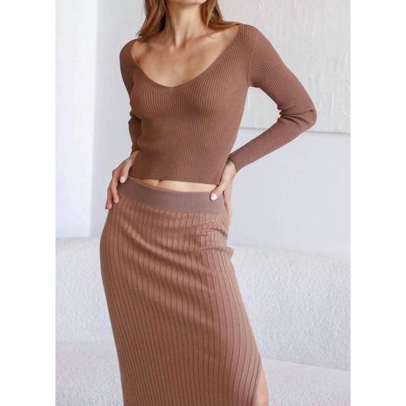 KNITITUDE | Sweaters | New Knititude Suri Deep V Pullover In Coconut ...